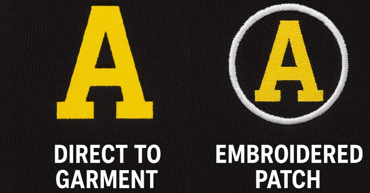 Direct Embroidery Onto Clothing Vs. Embroidery Patches - Patches Mania USA